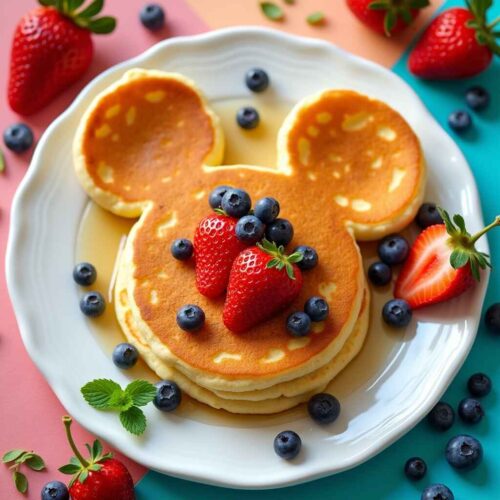 Whip Up Mickey Mouse Pancakes - Norah Recipes