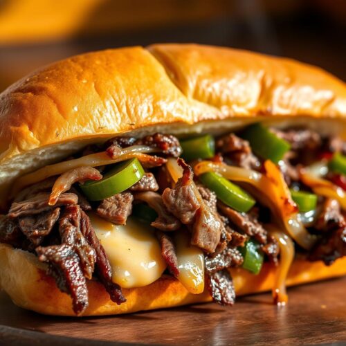 Authentic Philly Cheese Steak - Norah Recipes