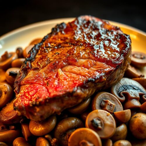 Beef Steaks with Mushroom: A Flavorful Duo - Norah Recipes